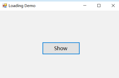 winform耗时代码处理，仿win10加载动画Loading(等待界面)_c# winform loading界面-CSDN博客