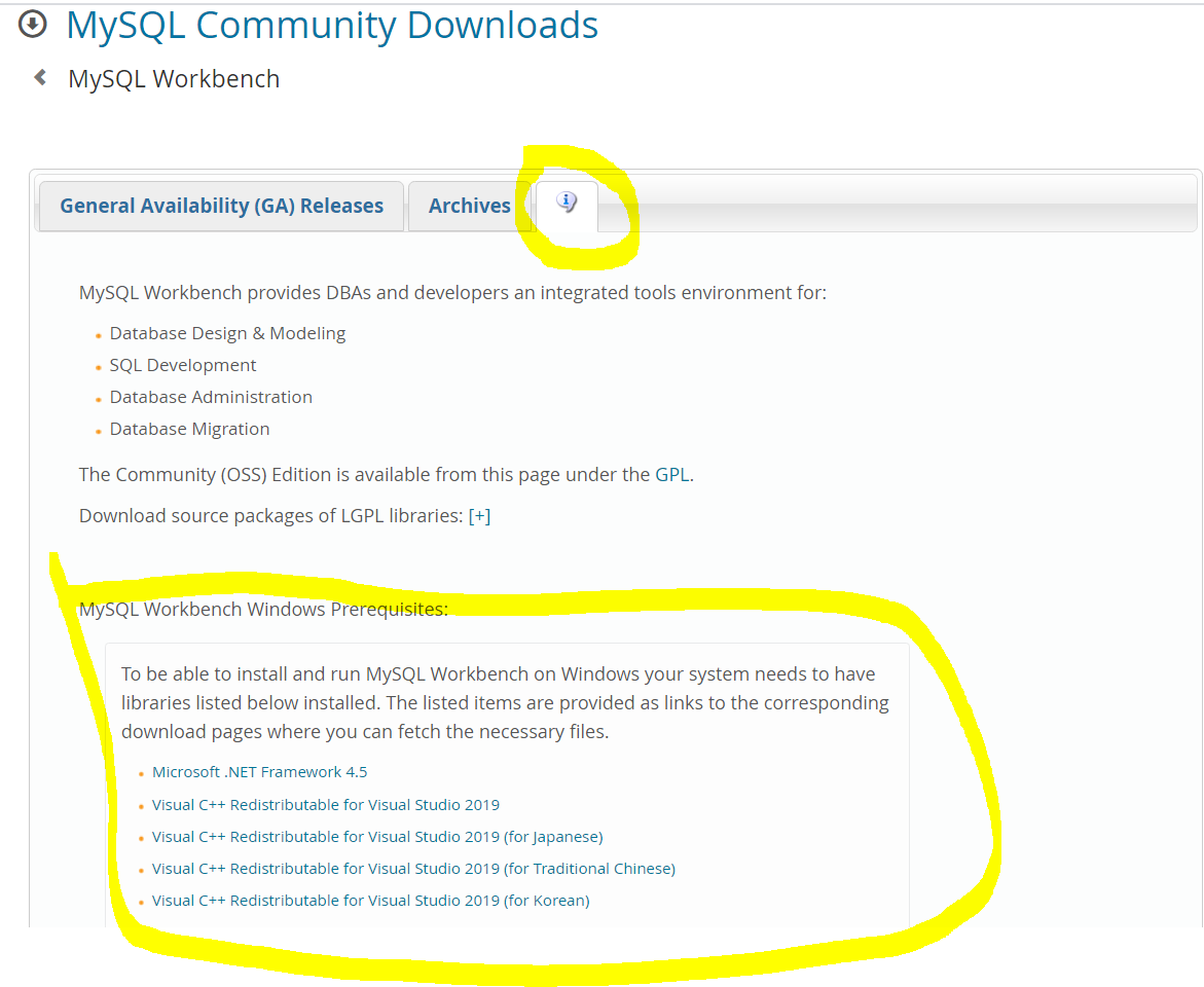 windows10安装mysql-workbench报错VS C++ 2015依赖没有安装_mysqlworkbench requires visual c++2015-CSDN博客
