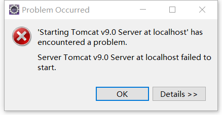 严重: 子容器启动失败 java.util.concurrent.ExecutionException 信息: 正在摧毁协议处理器 ["http-nio-80"]WARNING: An ...