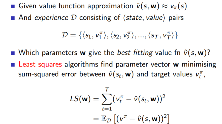 强化学习笔记（5）价值估计函数Value Function Approximation-CSDN博客
