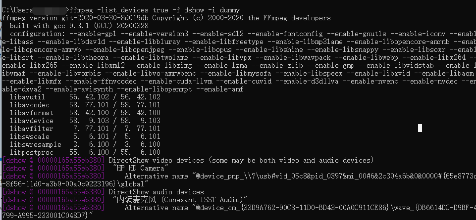 FFmpeg —— 6.示例程序（一）：FFmpeg+SDL2.0 打开Windows摄像头_ffmpeg sdl 例子 c# 相机设备-CSDN博客