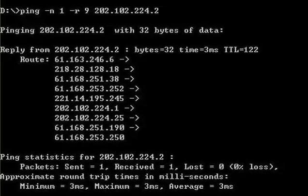 ping命令的常见六种用法_ping命令的常见使用方法及所代表的含义-CSDN博客