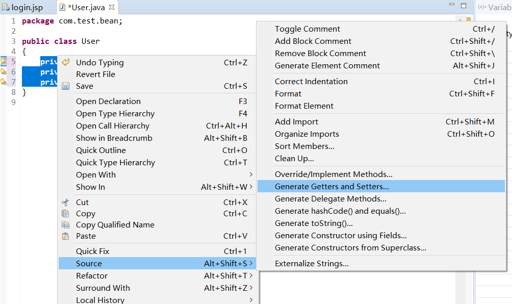 Eclipse创建带JavaBean的JSP程序_怎么用eclipse写jsp中javabean代码-CSDN博客