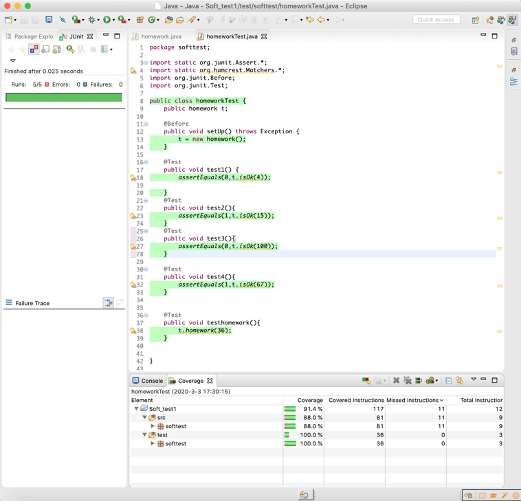 Lab1 在eclipse中配置Junit+Hamcrest+Eclemma (Mac)_hamcrest1.3-CSDN博客