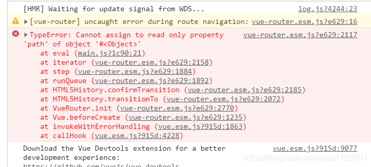 Typeerror: Cannot Assign To Read Only Property Xxx Of Object