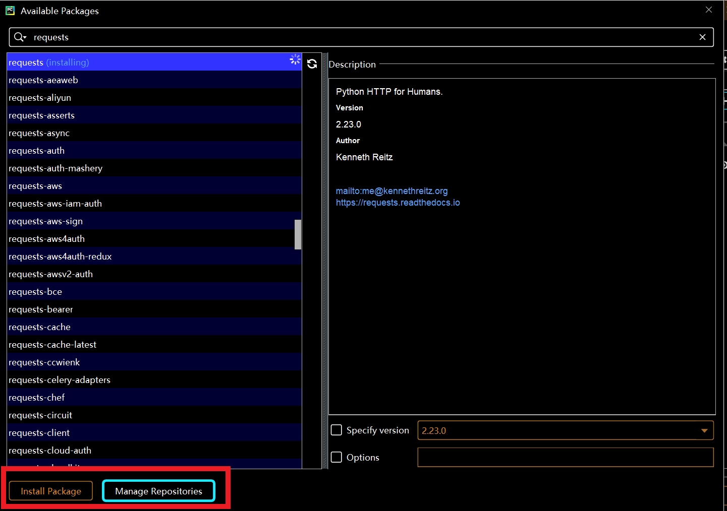 pycharm安装pip install requests 总是报错，cmd安装后还是报错，怎么办！！！解决了！！_pycharm控制台输入 ...