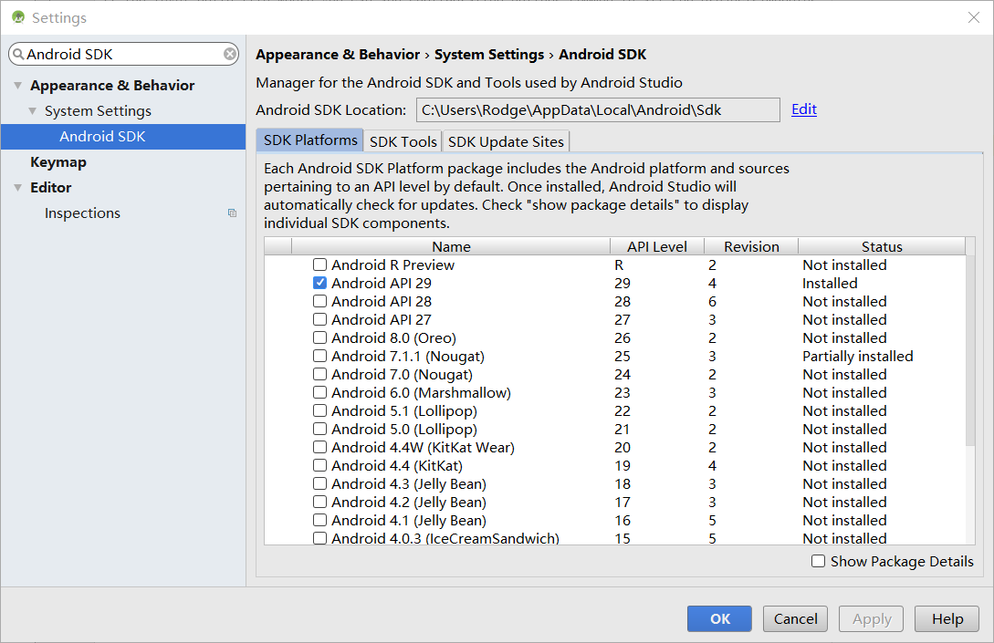 【Android Studio】Android Studio 3.0没有Android SDK Manager ？/ No System Images avaiable的问题如何解决？_no ...