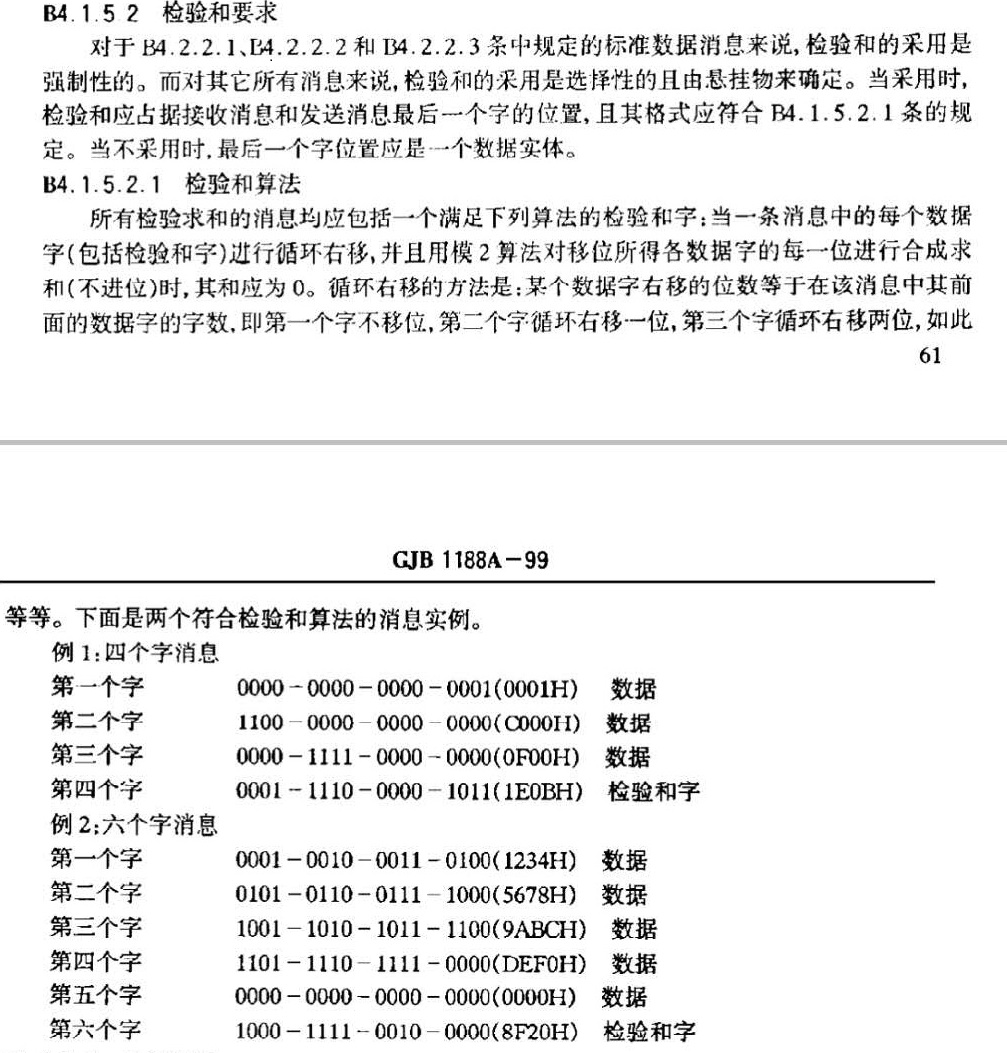 GJB1188A校验和代码-CSDN博客