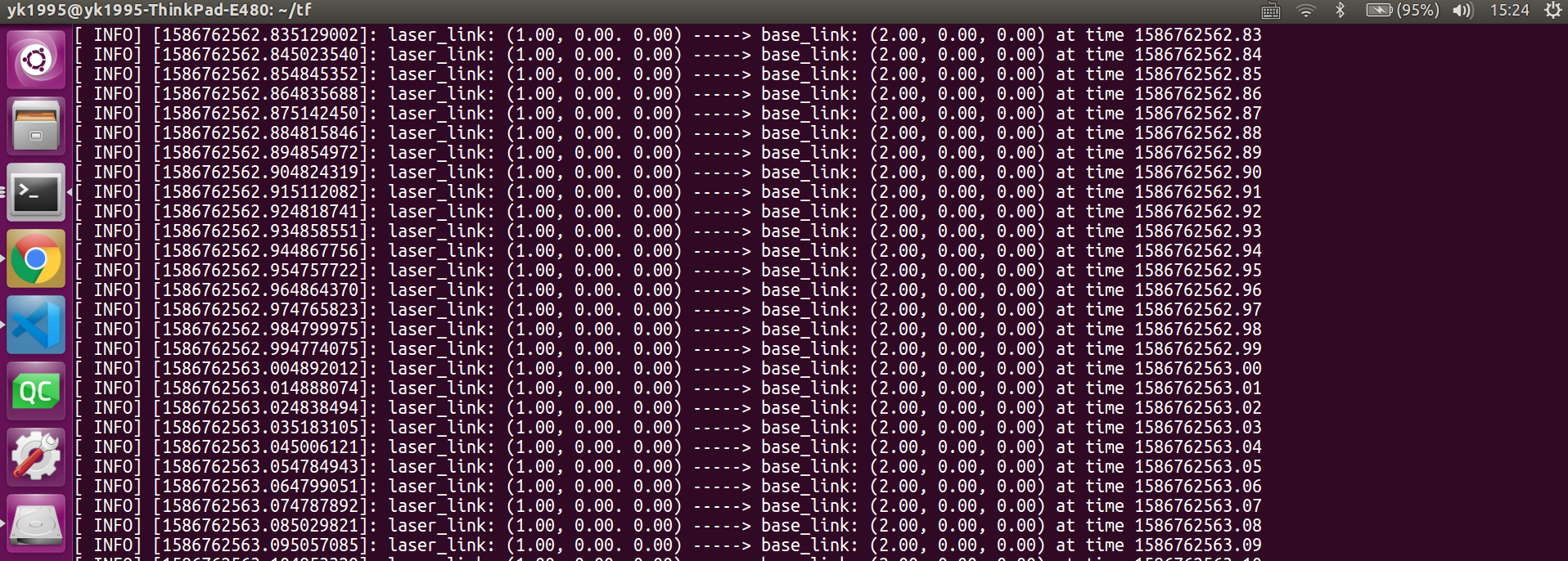 ROS自学实践(9)：TF坐标变换实例解析_waitfortransform-CSDN博客
