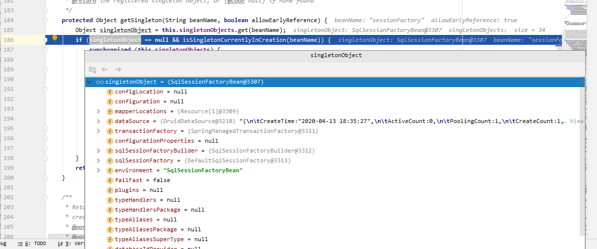 Spring容器中获取SqlSessionFactoryBean类型Bean失败_springboot sqlsessionfactory可 ...