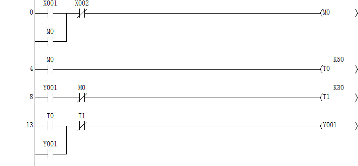 三菱FX2NPLC 定时器和计数器（1）_fx2n 通电延时-CSDN博客