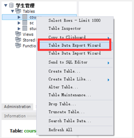 Mysql利用workbench将数据库数据快速导出生成excel文件_mysql worlbench怎么导出excel表-CSDN博客