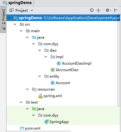 Simple application of IOC and DI in Spring framework - Programmer Sought