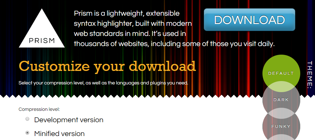 代码高亮显示插件prismjs的使用-CSDN博客