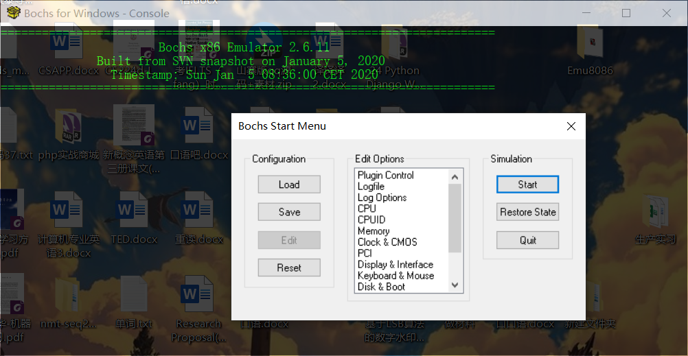 Bochs虚拟机 & 编写主引导扇区程序并执行_bochs vhd-CSDN博客