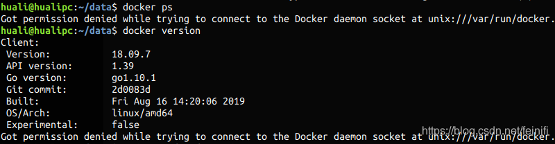 Docker使用遇到问题got Permission Denied While Trying To Connect To The Docker Daemon Socket 航行学园