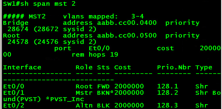 STP实验2-Rstp/mstp_思科修改mstp的cost值-CSDN博客