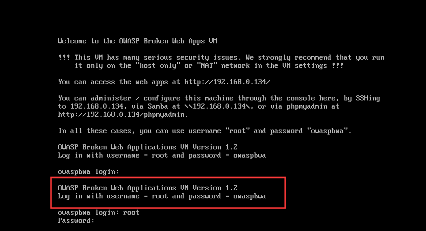 OWASP Broken Web Apps渗透测试环境搭建和安装教程_owasp brokenwebapps怎么用-CSDN博客