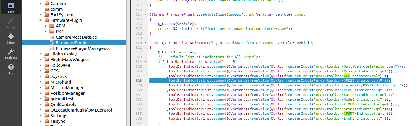 QGC开发 显示双GPS/RTK信息以及自定义页面（ubuntu）_qgc两个飞控id一样-CSDN博客