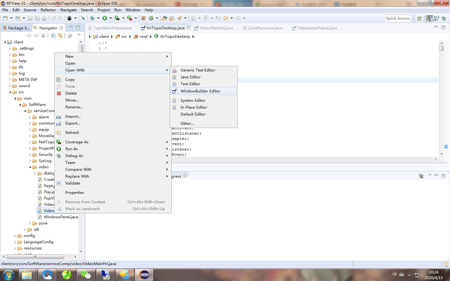 eclipse安装插件windowBuilder---2020.4.15_eclipse2020 下载 windowbuilder-CSDN博客