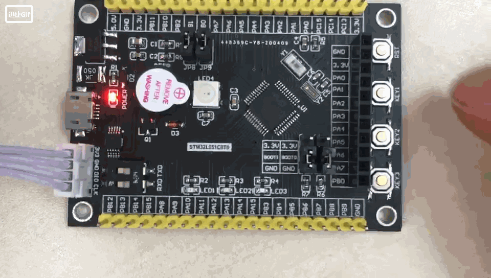 STM32L051使用HAL库操作实例（3）-按键输入_stm32l051k8t6实例-CSDN博客