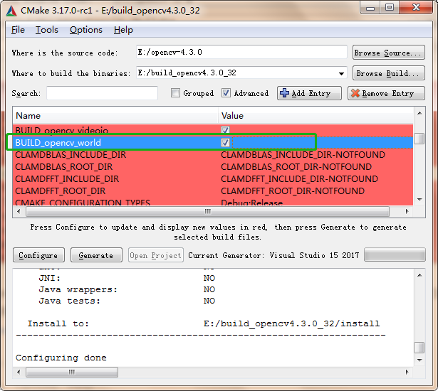vs2017编译32位的opencv4.3.0动态库详解_opencv windows vs2017 32位编译-CSDN博客