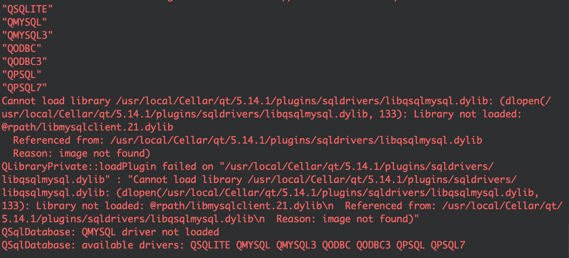 最新Qt 5.14.1、mysql8.0.19和超级详细 Mac下自己编译Qt 5.14.1的MySQL动态链接库【已解决】————附赠编译好的驱动_error: cannot write ...