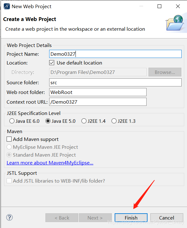 MyEclipse创建Web Project并创建一个类写java文件详细教程_myeclipse中的webproject如何写java程序-CSDN博客
