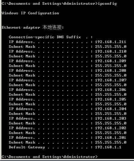 在windows环境中如何批量添加IP地址_dos命令添加多ip-CSDN博客