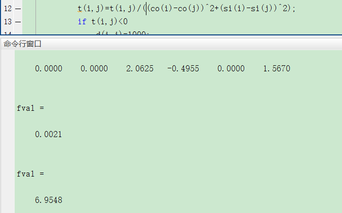 Failure in initial nonlinear constraint function evaluation. FMINCON cannot continue.初始非线性约束函数评价 ...