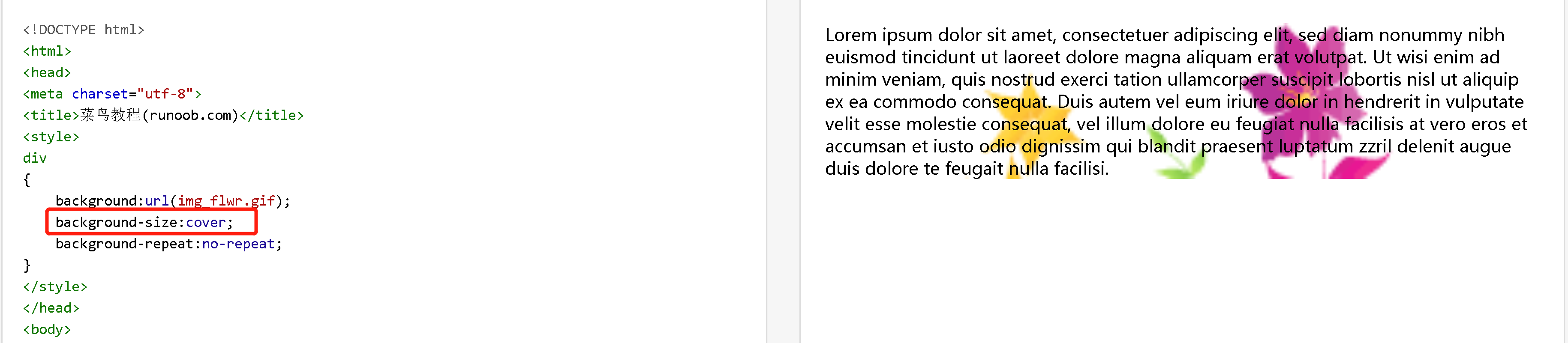 CSS3的background-size：设置背景图片大小_background-size不保持像素的长宽比-CSDN博客