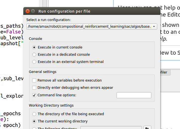 Spyder debug调试文件，如何传入参数_spyder debug file-CSDN博客