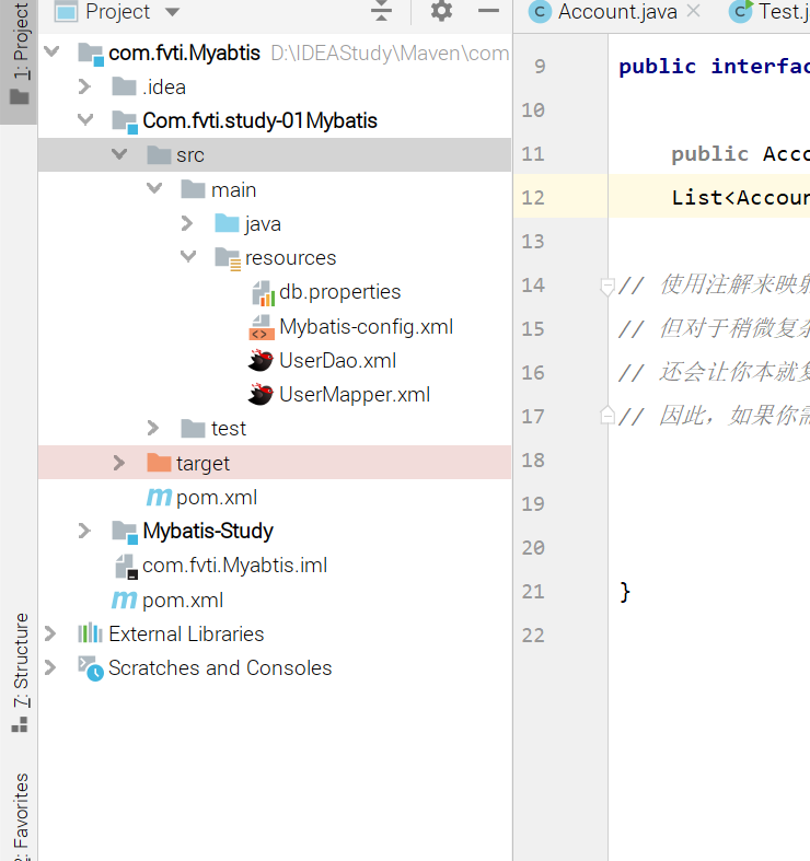mybatis读取配置文件报错：Could not find resource Mybatis-config.xml_com.intellij ...