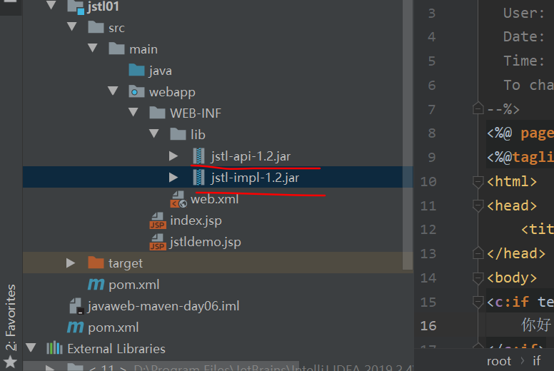maven-jstl-解决uri报红_maven jstl uri 爆红-CSDN博客