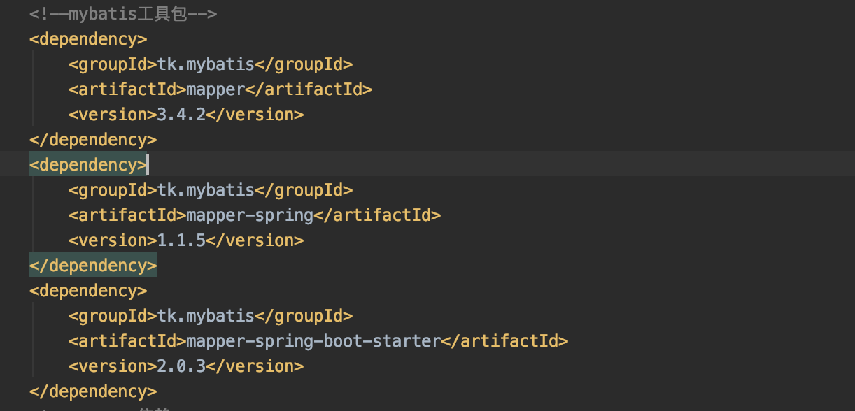 解决：java.lang.NoSuchMethodException: tk.mybatis.mapper.provider.base.BaseSelectProvider ...