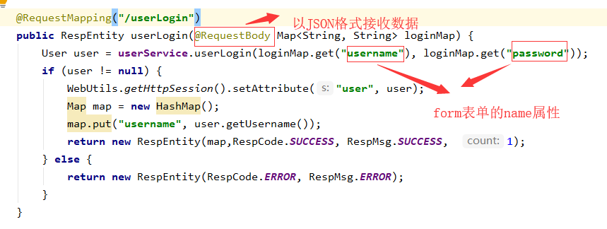 后台返回json数据给前台和前台解析json数据 程序员大本营