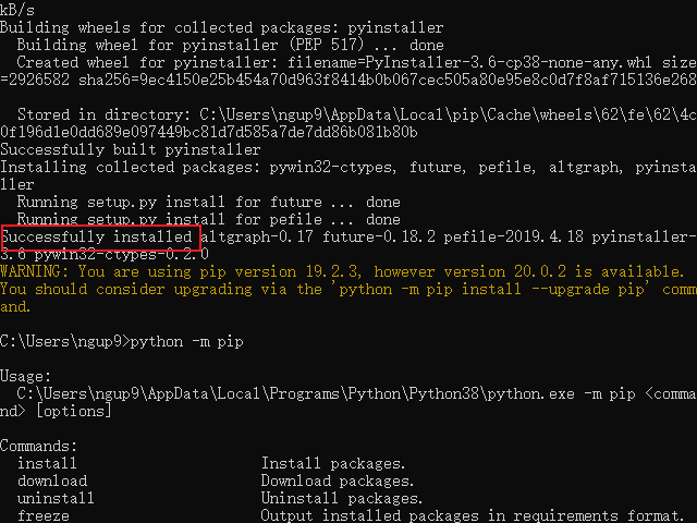 python基础——Pyinstaller库的安装和使用_pyintsaller-CSDN博客