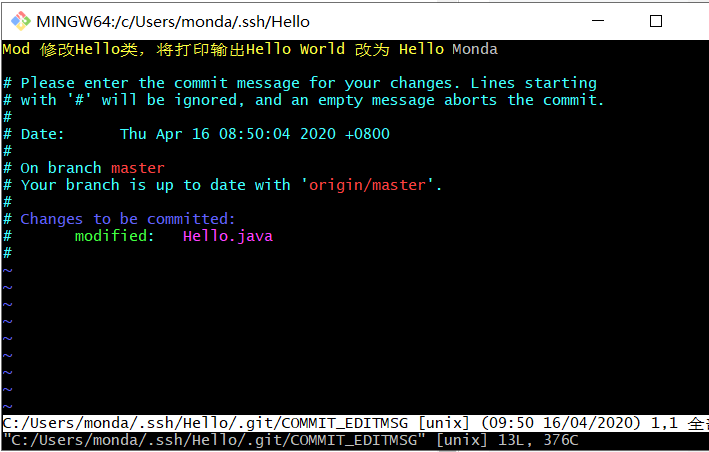 Git修改已提交并push的commit注释_修改git push备注-CSDN博客