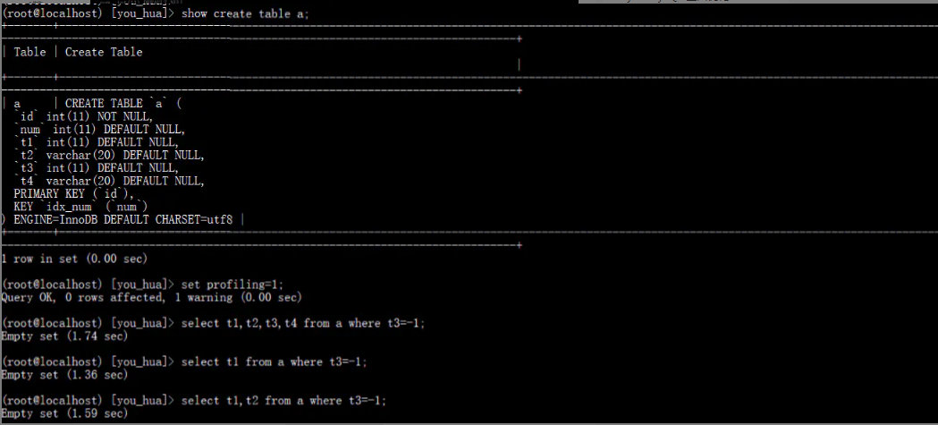 MySQL：查询字段数量多少对查询效率的影响_数据库查询个别字段与查询全部字段的区别-CSDN博客