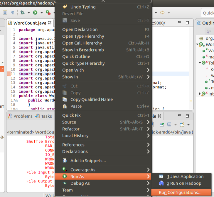 Eclipes实现Mapreduce的配置(配图解与WordCount案例)_eclipse配置mapreduce wordcount-CSDN博客