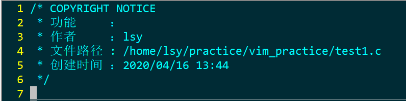Vim自动生成文件头注释vim Titledet Csdn博客 