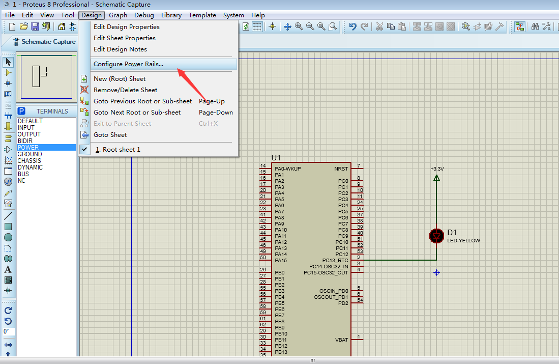 Proteus 8.7 MODELS文件夹与第一个简单仿真STM32（stm32f103）_edit terminal label-CSDN博客