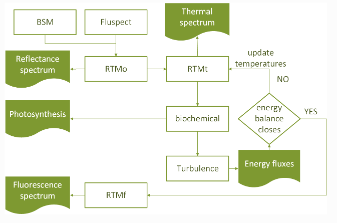 冠层、叶片和光系统尺度的日光诱导叶绿素荧光SIF模拟的辐射传输模型：SCOPE模型介绍-CSDN博客