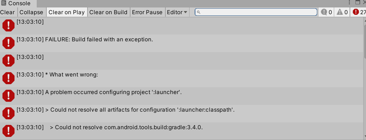 Unity打包遇到关于Gradle build failed报错问题_unity gradle build failed.-CSDN博客