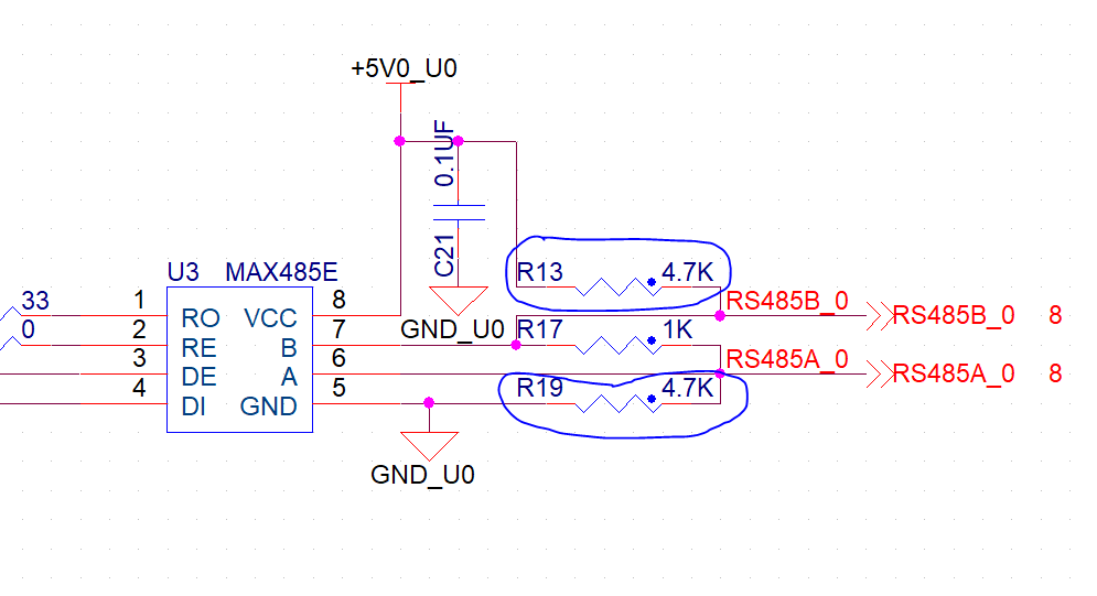 RS485差分信号A下拉、B上拉的后果_差分线需要上拉-CSDN博客
