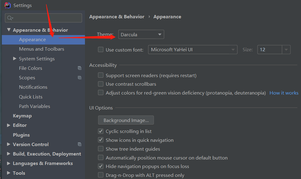 idea设置黑色经典样式Darcula_idea dark darcula-CSDN博客