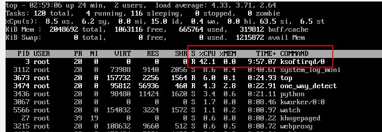 ksoftirqid进程CPU100%排查_ksoftirpd进程-CSDN博客