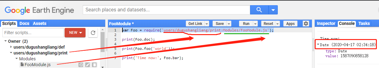 GEE（google earth engine）通过exports和require实现调用模块或另一个脚本文件_geerequire-CSDN博客