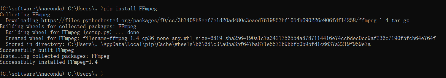 anaconda下安装ffmpeg以及pydub_anaconda的ffmpeg-CSDN博客