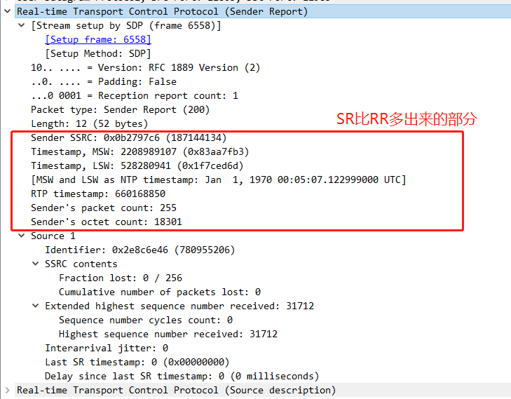 RTCP中SR和RR的简介与区别_rtcp sr rr-CSDN博客